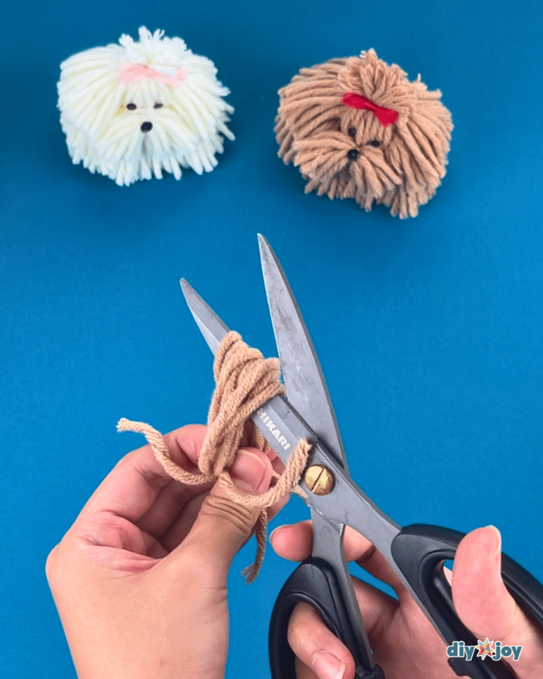How to Make a Yarn Dog - DIY Joy