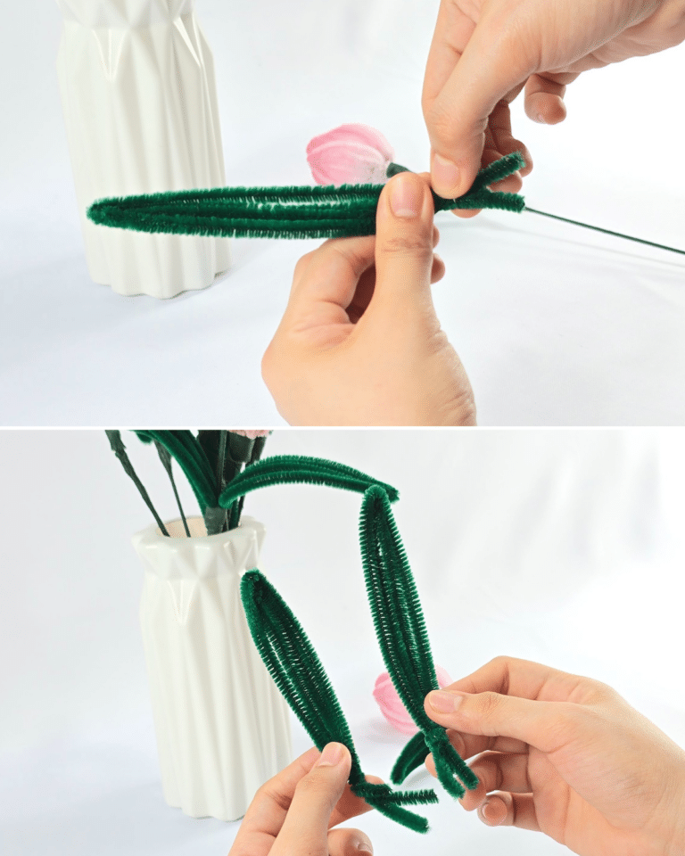 How to Make Pipe Cleaner Flowers - Tulips - DIY Joy