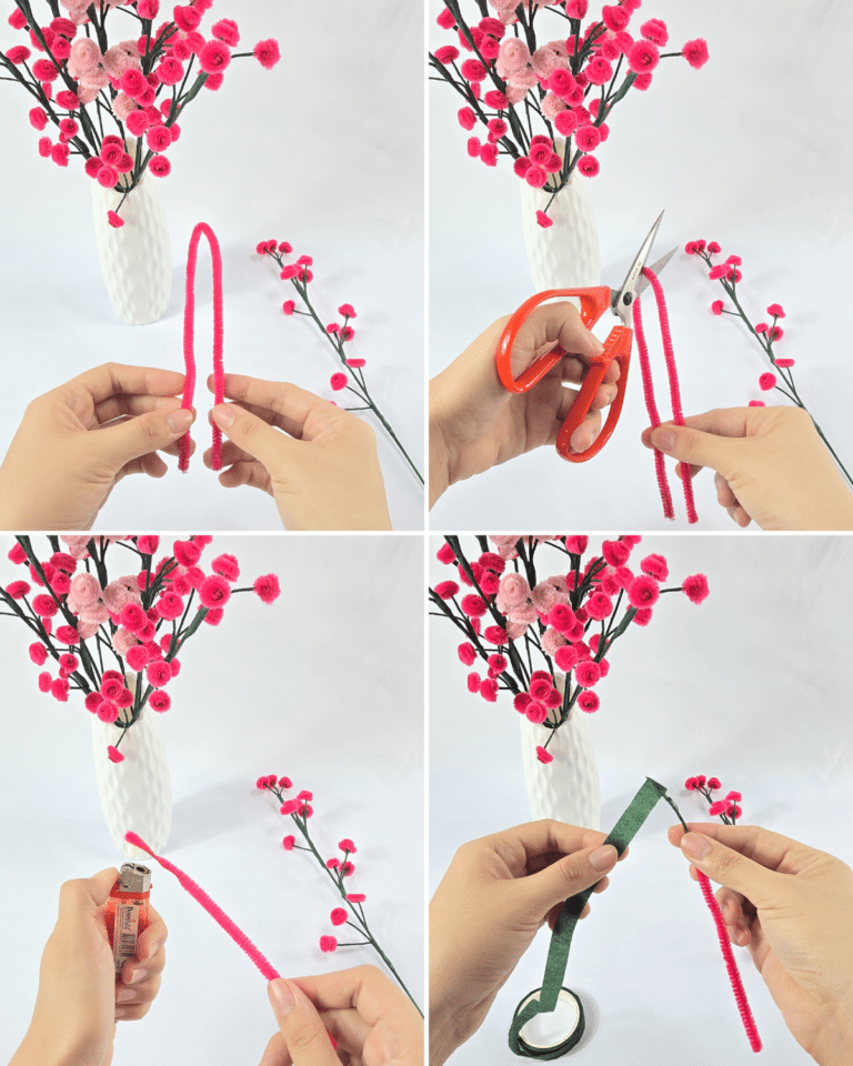 Easy Pipe Cleaner Flowers | Handmade Bouquet - DIY Joy