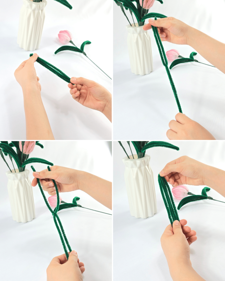 How to Make Pipe Cleaner Flowers - Tulips - DIY Joy