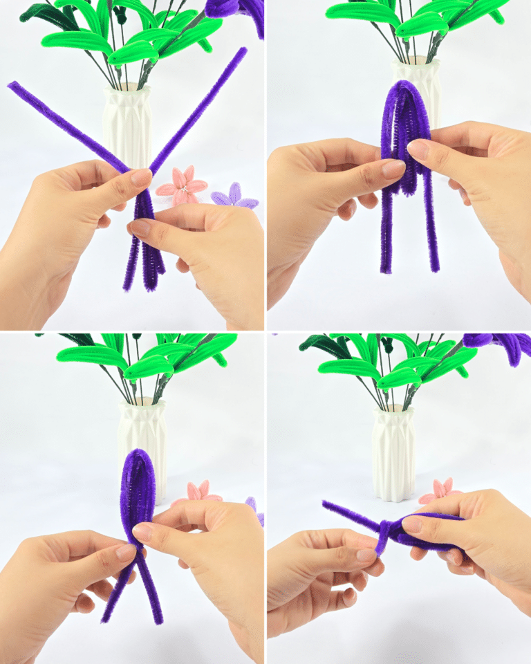 How to Make Pipe Cleaner Flowers - Lilies - DIY Joy