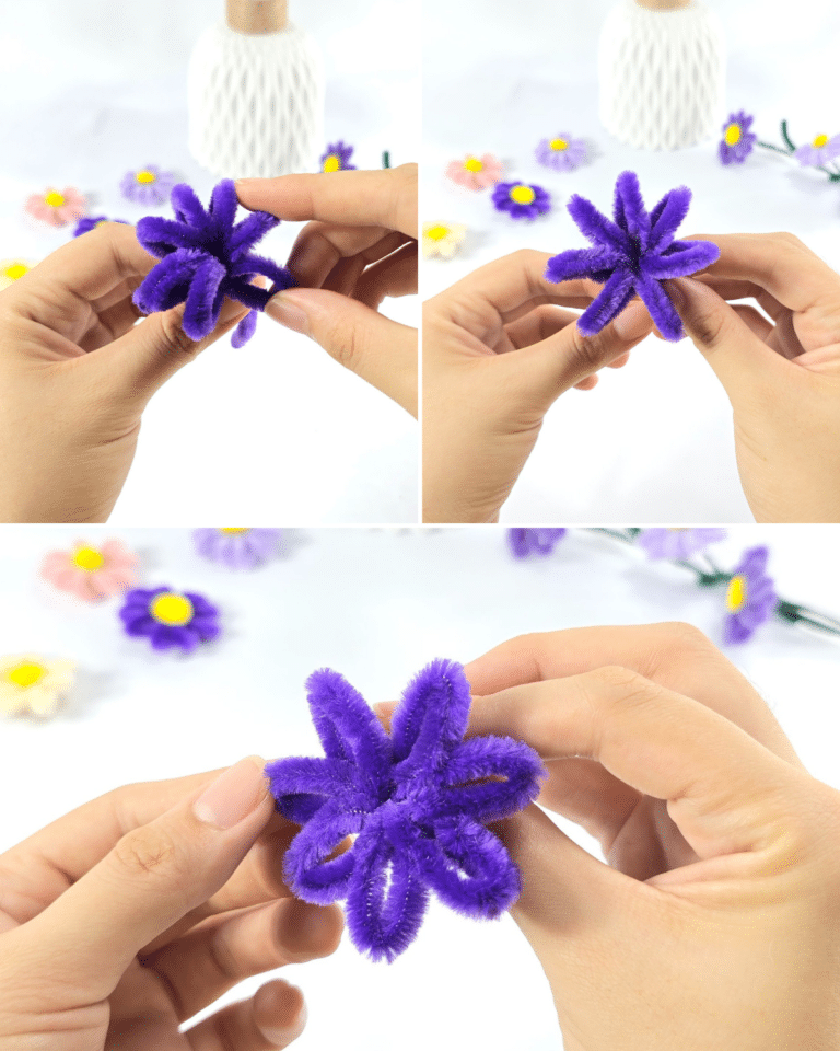 How to Make Pipe Cleaner Flowers - Daisies - DIY Joy