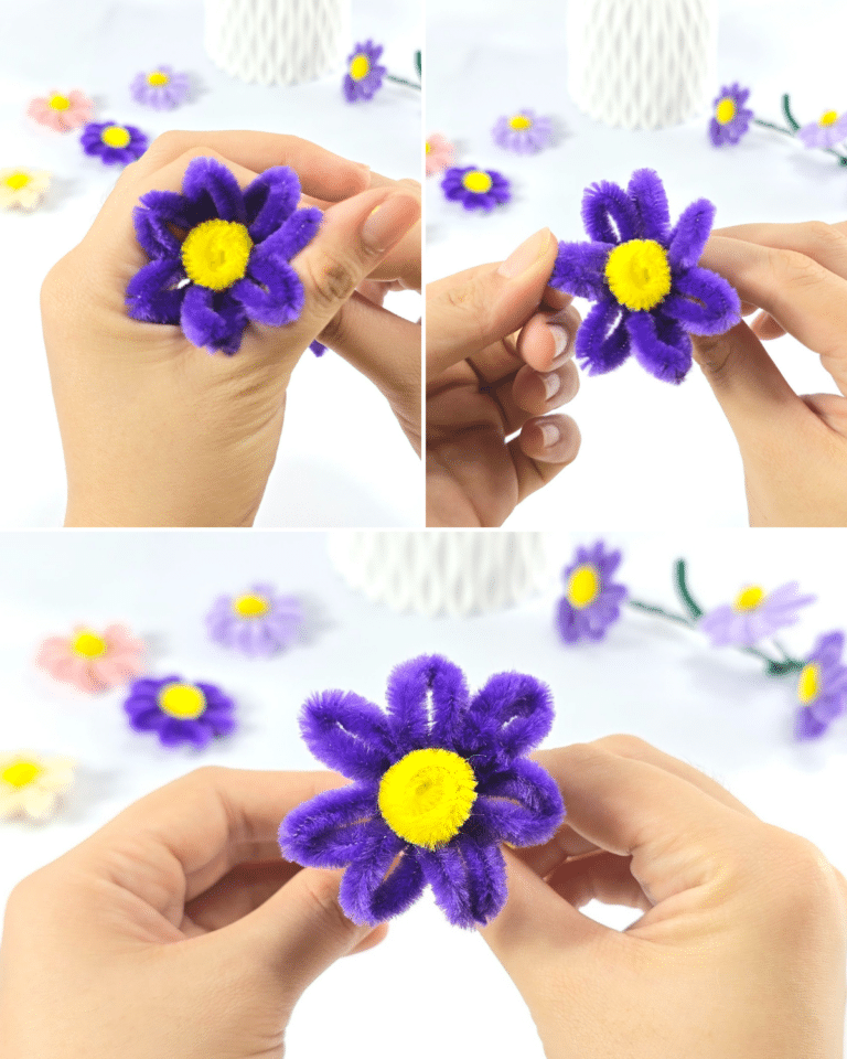 How to Make Pipe Cleaner Flowers - Daisies - DIY Joy