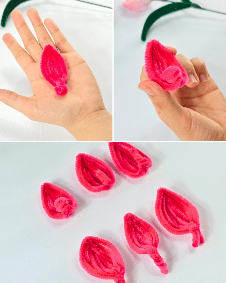 How to Make Pipe Cleaner Flowers - Tulips - DIY Joy