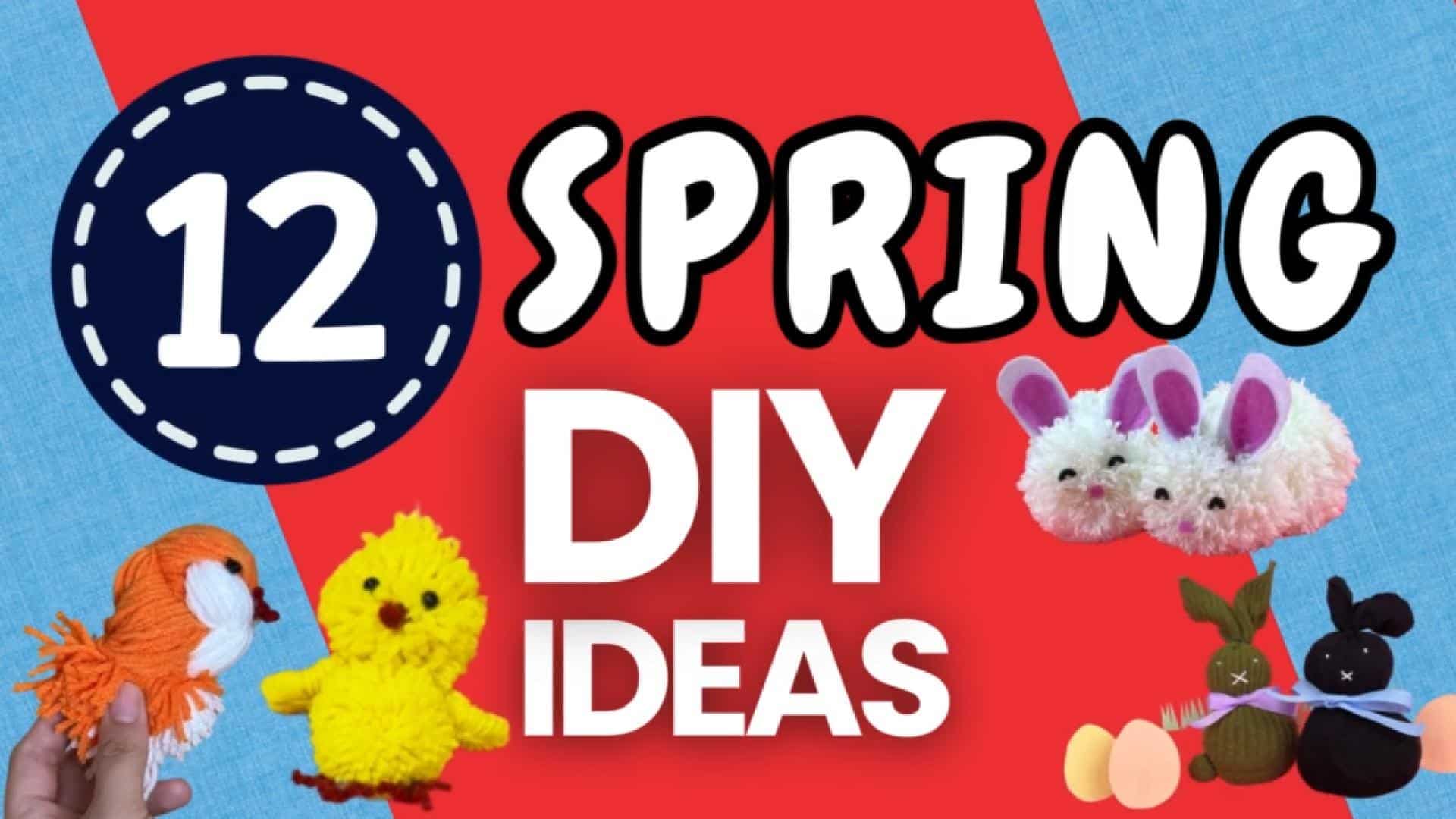 12 Easy Spring and Easter Crafts for Beginners - DIY Joy