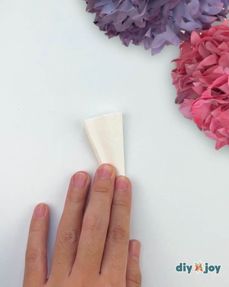 DIY Hydrangea Coffee Filter Flowers - DIY Joy