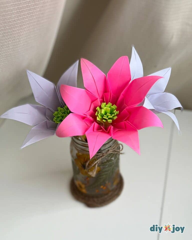 Post-It Notes Paper Flowers - DIY Joy