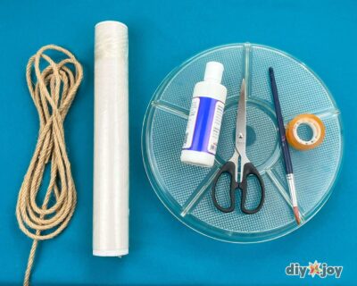 How to Make a Jute Rope Tray - DIY Joy