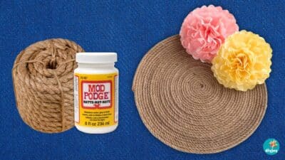 How to Make a Jute Rope Tray - DIY Joy