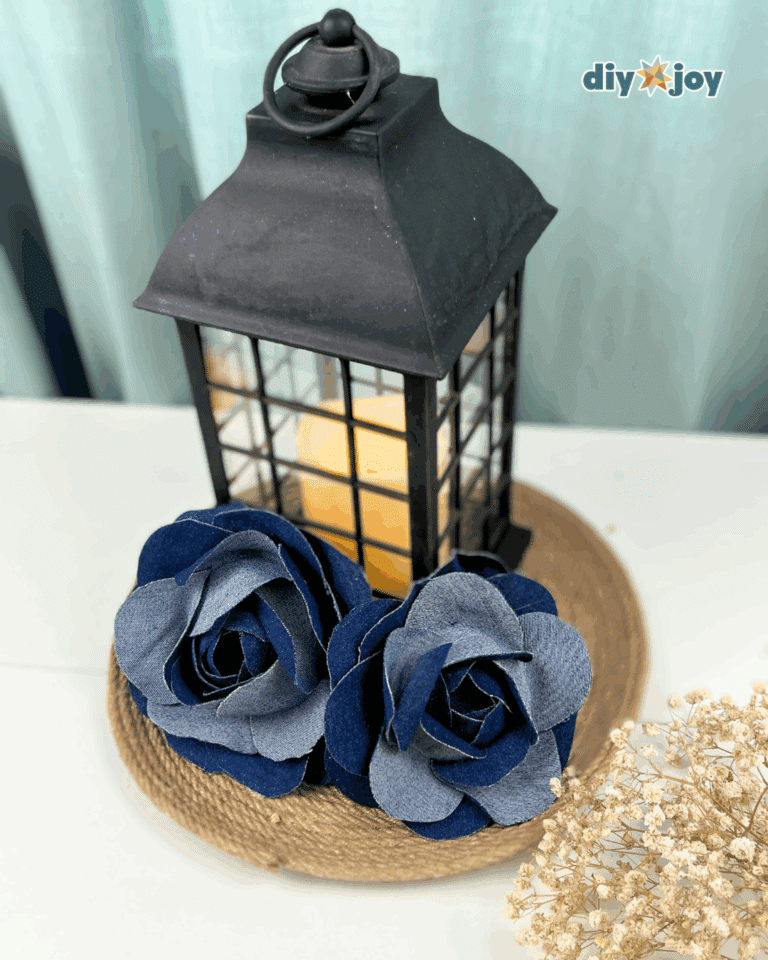 Denim Rose Tutorial - Easy Denim Crafts - DIY Joy