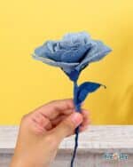 How To Make Denim Roses - DIY Denim Crafts - DIY Joy