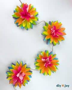 How to Make Paper Flowers With Cupcake Liners - DIY Joy