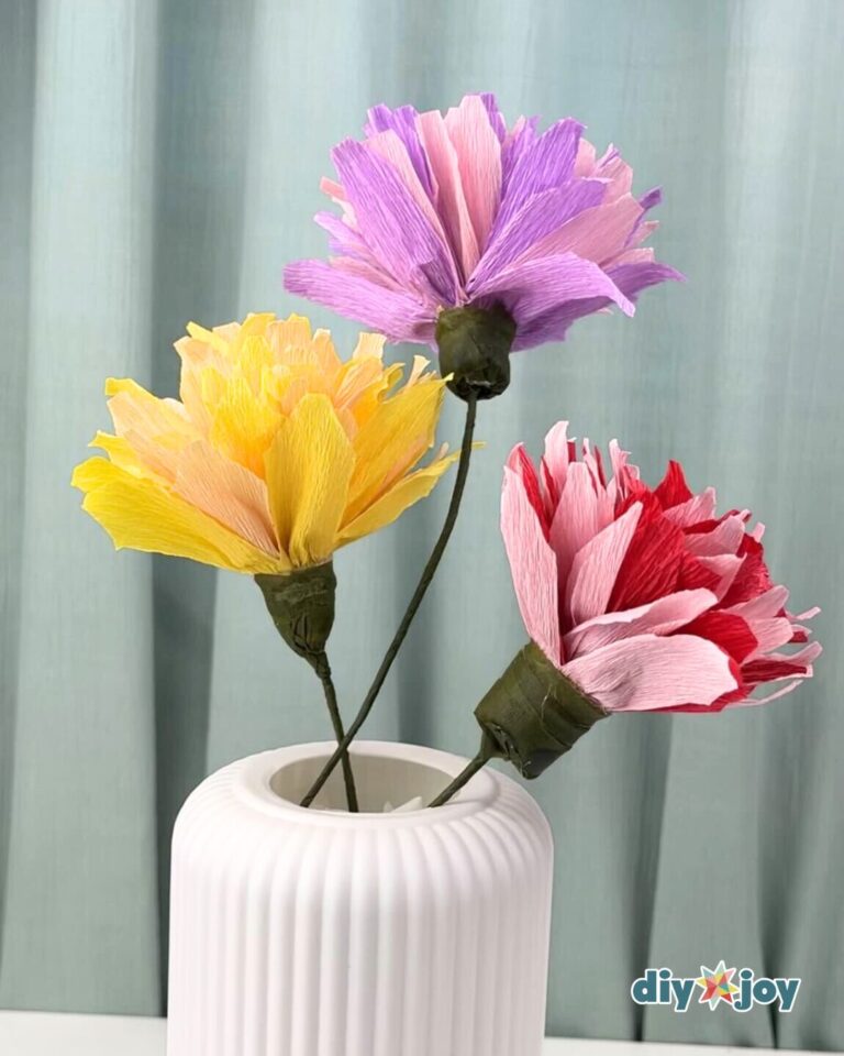 Easy Crepe Paper Flowers - DIY Joy