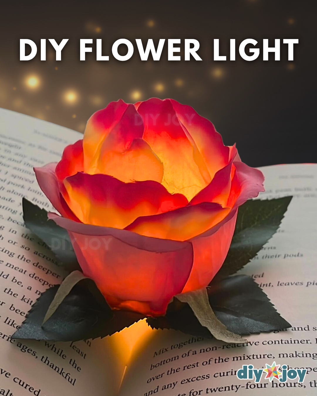 DIY Flower Light - DIY Joy