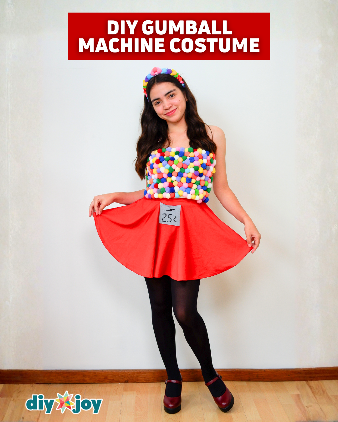 Easy DIY Gumball Machine Costume - DIY Joy