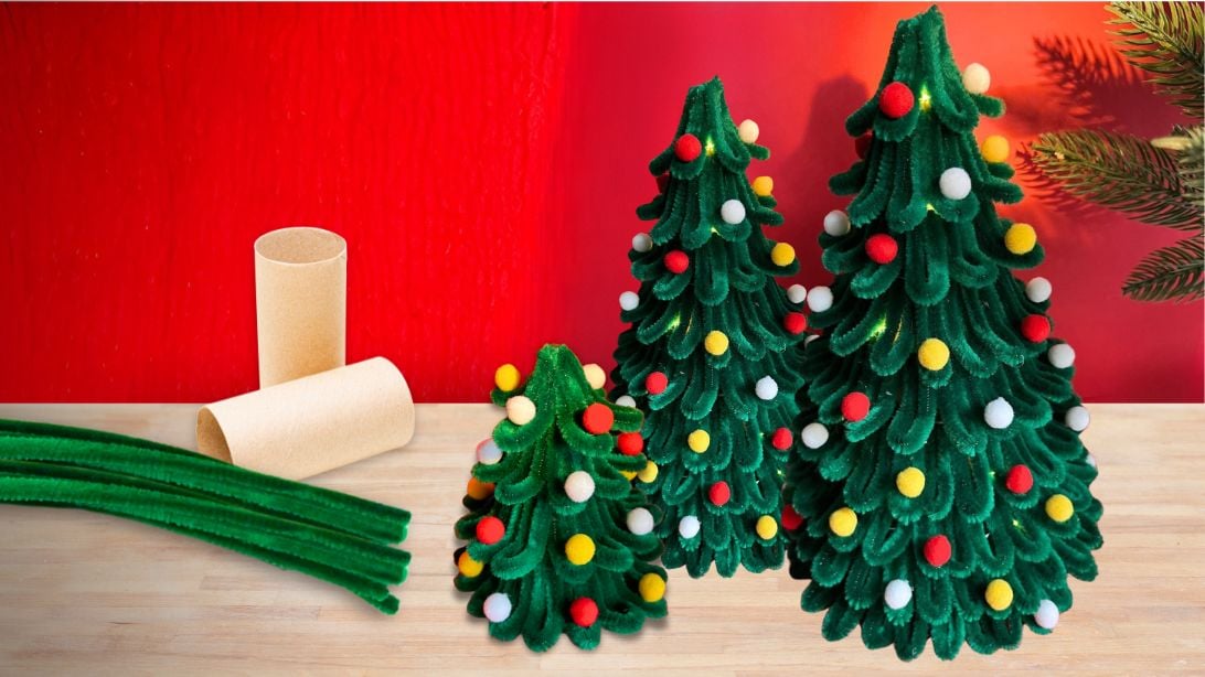 DIY Christmas Tree With Pipe Cleaners - DIY Joy