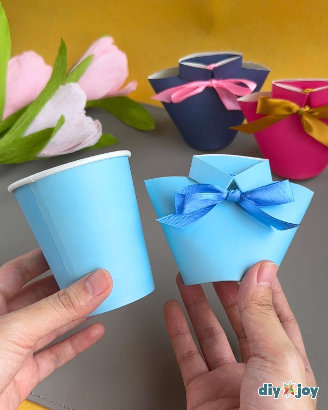 Father's Day Paper Cup Shirt Gift Idea - DIY Joy